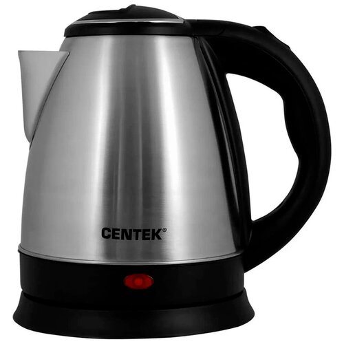 Чайник CENTEK CT-0035, серебристый/черный