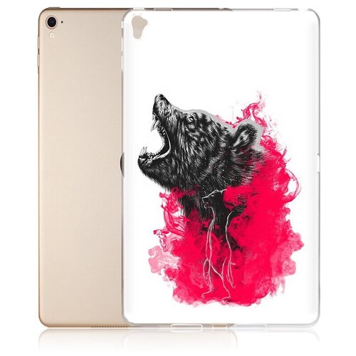 Чехол задняя-панель-накладка-бампер MyPads медведь в дымке для iPad Pro 2 10.5 A1701/A1709/iPad Air 3 (2019) противоударный