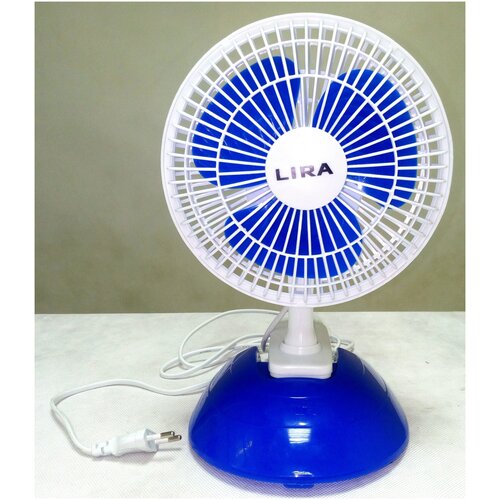 Настольный вентилятор LR1102, белый, синий