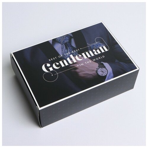 Коробка складная «Джентельмен», 16 × 23 × 7.5 см