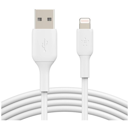 Кабель Belkin Lightning - USB-A, 3м, пластик, белый