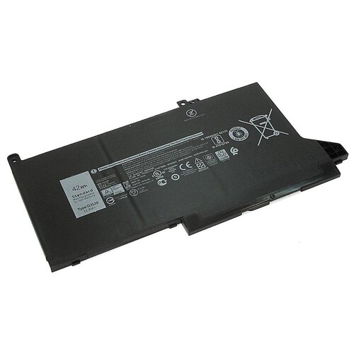 Аккумуляторная батарея для ноутбука Dell Latitude 12 7280 7480 (DJ1J0) 11,4V 42Wh