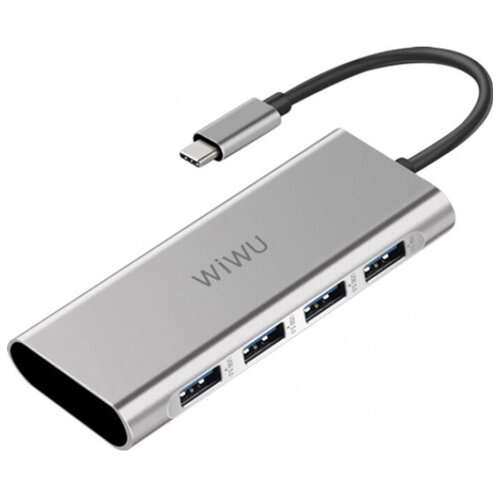 Адаптер-переходник Wiwu Apollo A440 USB 4, серый