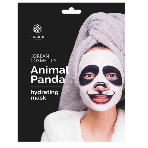 Тканевая маска для лица Панда, Уход за кожей лица от морщин