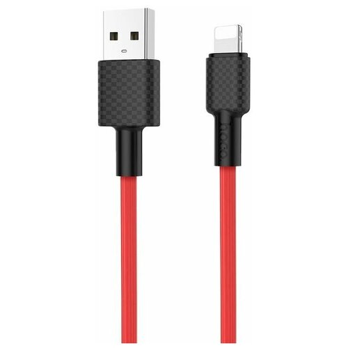 Кабель Hoco X29 Superior style charging data cable for Lightning 1m Red