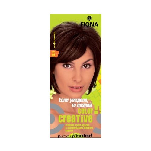 Fiona Creative color краска для волос, 5.1 Кофе мокко, 100 мл
