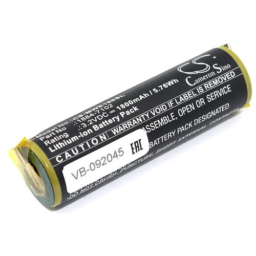Аккумуляторная батарея (АКБ) CameronSino CS-MWE188SL для электробритвы Moser Ermila 1884, 3.2В, 1800мАч, Li-Ion