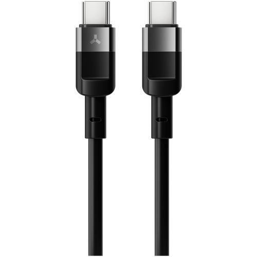 Кабель для быстрой зарядки Accesstyle USB Type-C - USB Type-C 50-T100 смартфонов, планшетов, ноутбуков, черный