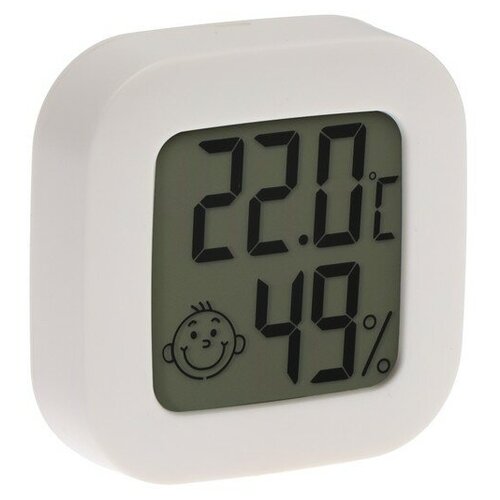 Термометр электронный LTR-08, датчик температуры, датчик влажности, белый