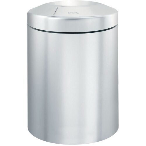 Урна для мусора с защитой от возгорания "Brabantia" (матовая сталь), 7 л
