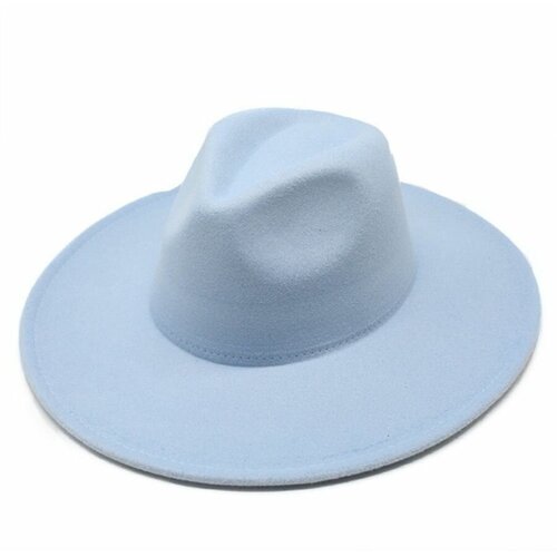 Шляпа , размер 56, голубой
