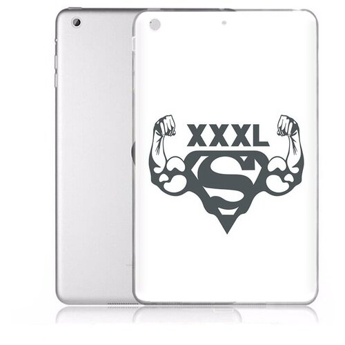 Чехол задняя-панель-накладка-бампер MyPads бодибилдинг супермен для Apple iPad Air (2013)-A1474/A1475/A1476 противоударный
