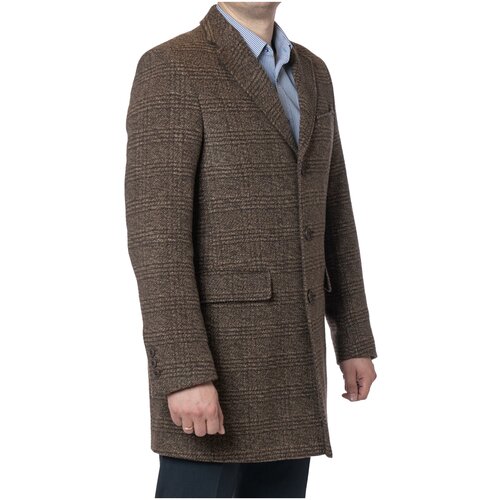 Пальто Truvor, размер 54/182, коричневый