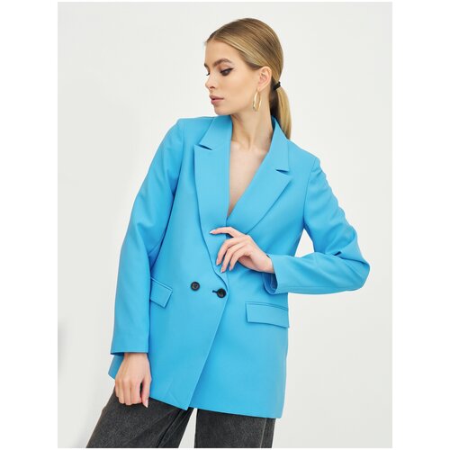 Пиджак BrandStoff, размер 42, голубой