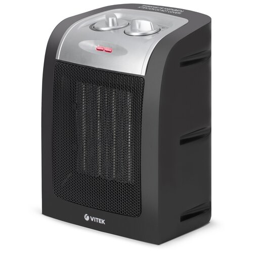 Тепловентилятор VITEK VT-2068, 1.8 кВт, 18 м², черный