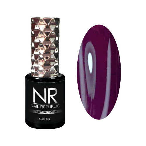 Nail Republic гель-лак для ногтей Color, 10 мл, 10 г, 159 приглушенный бордо