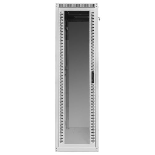 Телекоммуникационный серверный шкаф 19 дюймов напольный 33U 600х800 cерый дверь стекло, Alvm-b33.08g