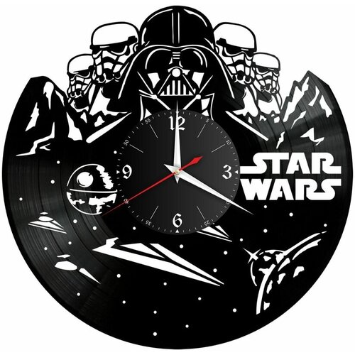 Часы из винила Redlaser "Звездные Войны (Star Wars)" VW-10325