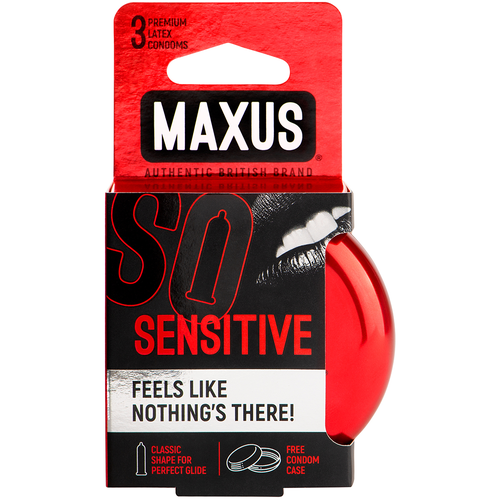 Maxus Презервативы ультратонкие MAXUS Sensitive №3 ж/к