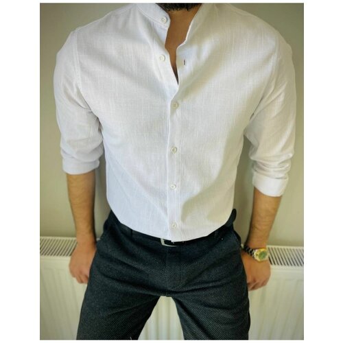 Рубашка SKOS Fashion, размер 7XL, белый