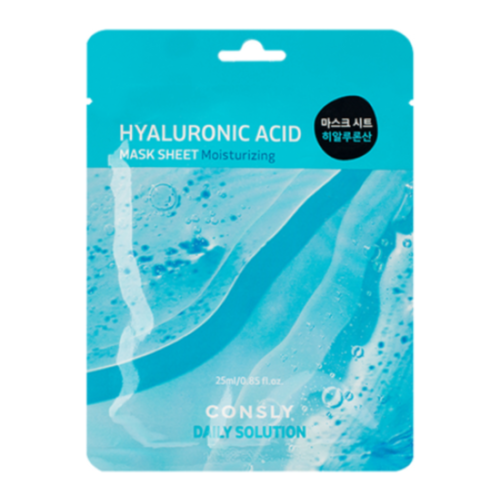 Тканевая маска CONSLY Hyaluronic Acid с гиалуроновой кислотой питающая и увлажняющая, 25 мл