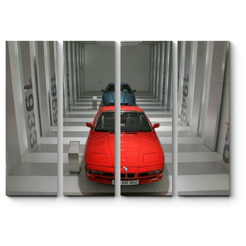 Модульная картина Музей BMW в Мюнхене110x83
