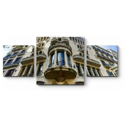 Модульная картина Неокласицизм в архитектуре Барселоны130x56