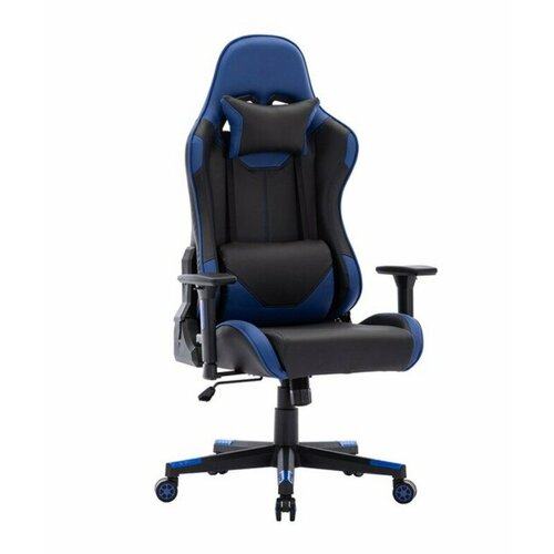 Кресло геймерское черно-синее