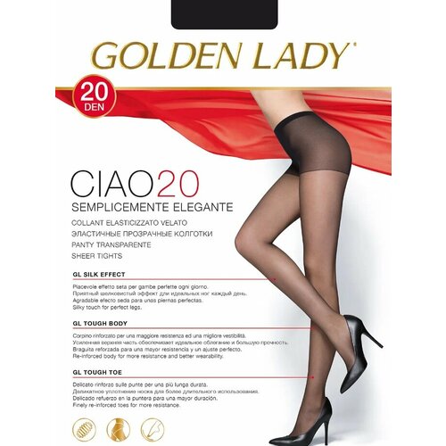 Колготки  Golden Lady Ciao, 20 den, 3 шт., черный