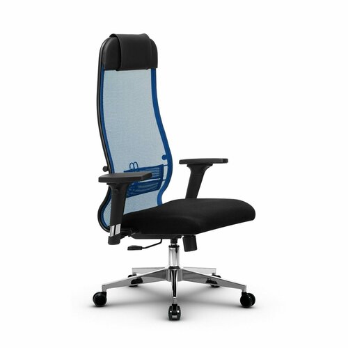 Компьютерное офисное кресло метта В 1b11/2D, Основание 17834, Синее/Черное