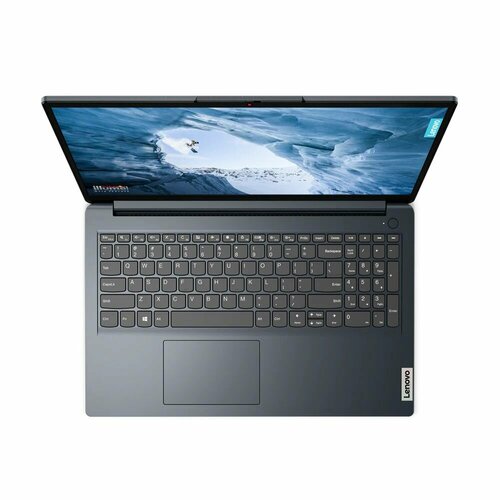 Ноутбук 15.6" HD LENOVO IdeaPad 1 blue (Cel N4020/8Gb/256Gb SSD/VGA int/noOS) ((82V700DMPS))