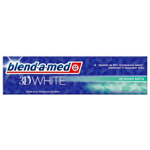 Procter&Gamble Blend-a-med Зубная паста 3D White Трехмерное отбеливание 100 мл