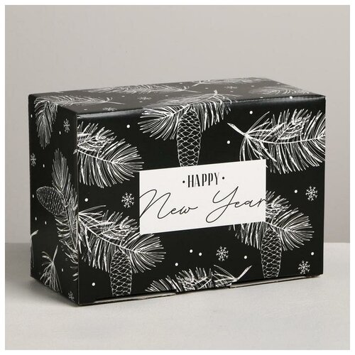 Складная коробка «Новый год», 22 × 15 × 10 см