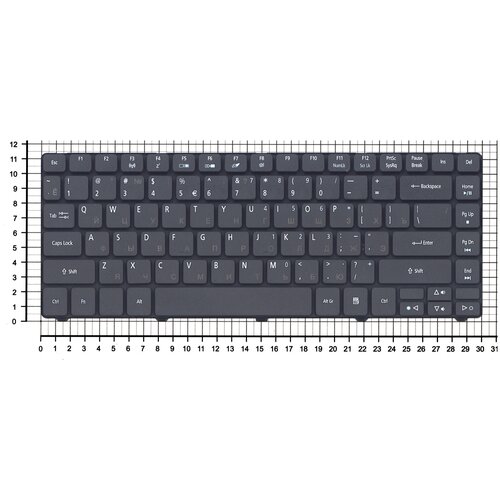 Клавиатура для ноутбука Acer Aspire Timeline 3410 3410T 3410G черная матовая