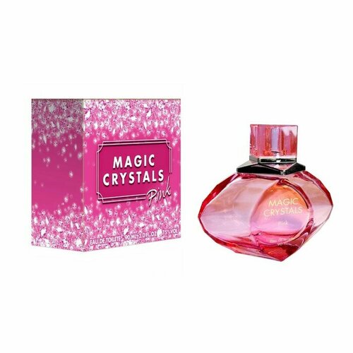 Абар Туалетная вода для женщин Magic crystal pink, 60 мл