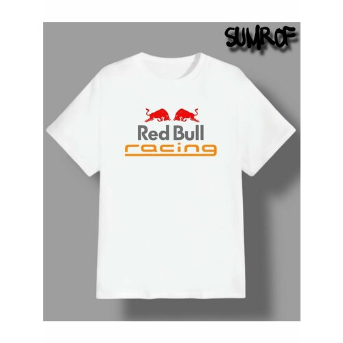 Футболка red bull, размер 3XS, белый