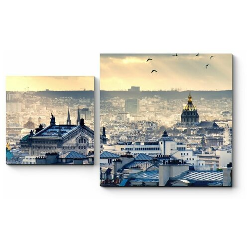 Модульная картина Великолепный Париж70x42