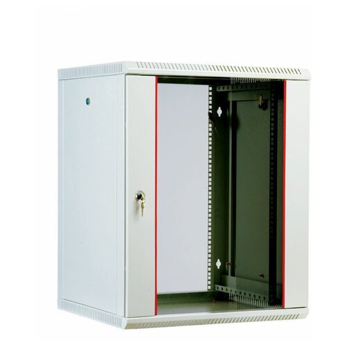 Шкаф коммутационный ЦМО (ШРН-М-9.650) настенный 9U 600x650мм пер. дв. стекл 50кг серый 581мм 22.5кг 18