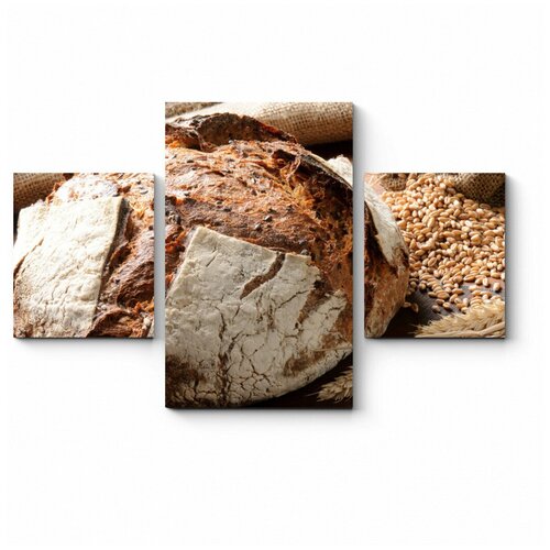 Модульная картина Пряный хлеб 90x59