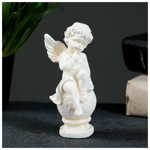 Хорошие сувениры Фигура "Ангел на шаре" позолота, 11х5х5см