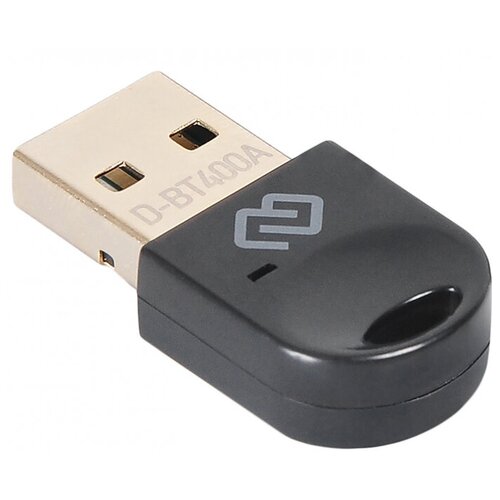 Адаптер USB Digma D-BT400A Bluetooth 4.0+EDR class 1.5 20м черный