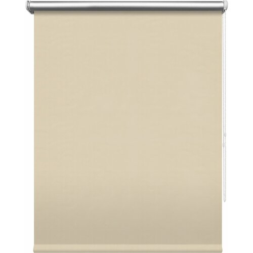 Рулонная штора блэкаут «Сильвер», 160х175 см, цвет кремовый 5204630