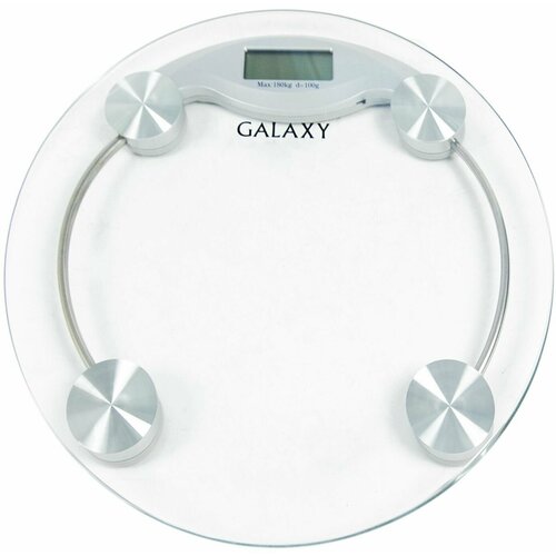 Весы напольные электронные бытовые круглые Galaxy GL4804