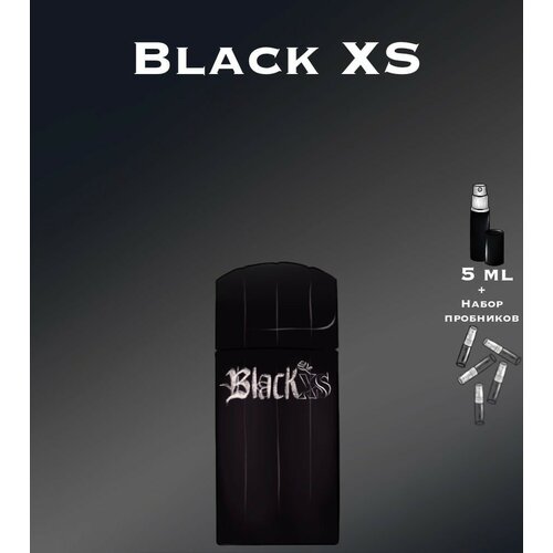 CrazyDanKos Туалетная вода мужская Black XS (Спрей 5 мл) + Набор Пробников