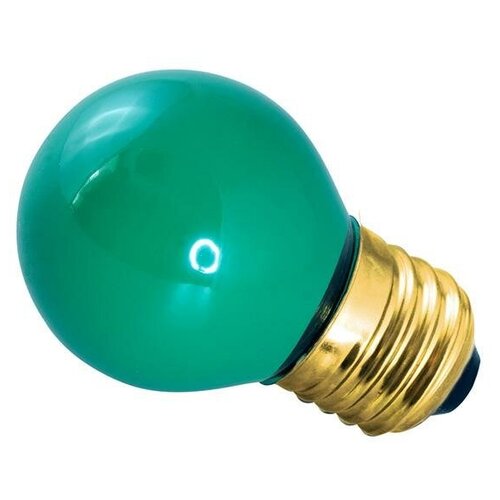 Лампа накаливания e27 10 Вт зеленая колба 401-114 (10 шт)