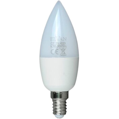 E14-7W-6000K-C37 Лампа LED (Свеча OPAL)
