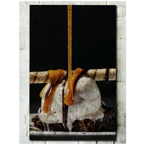 Картина интерьерная на рельефной доске Разное Еда (кекс, сладкое, food, интерьер, кафе, бар) - 4585