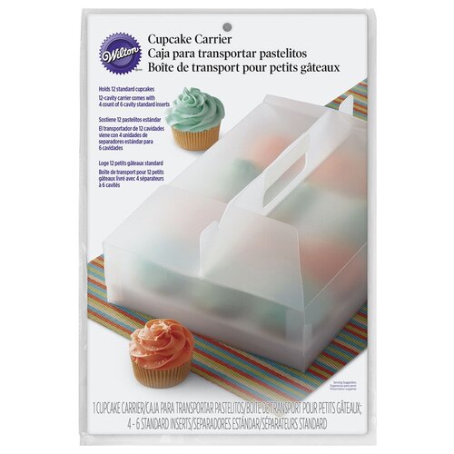 Упаковка для капкейков 12 ячеек пластиковая Cupcake Carrier Wilton 415-8969