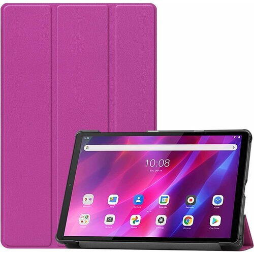 Умный чехол для Lenovo Tab K10 2021, фиолетовый
