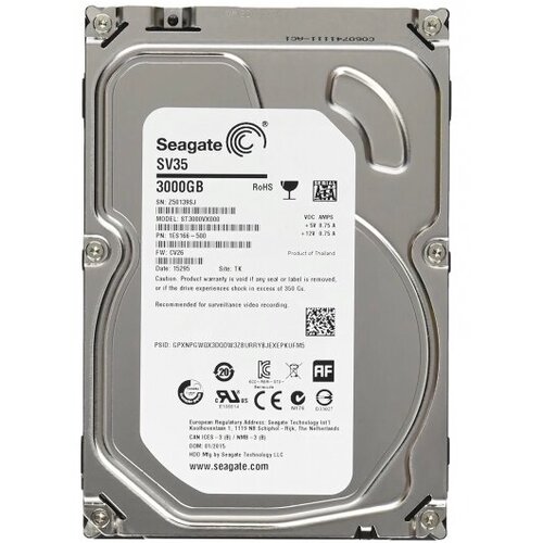 Жесткий диск Seagate 1CU166 3Tb SATAIII 3,5" HDD